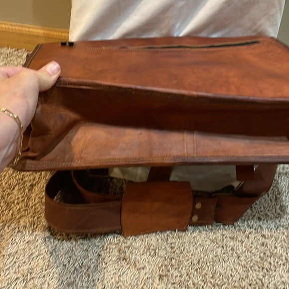 cuero | Other | Vintage Cuero Laptop Briefcase Fullgrain Leather ...